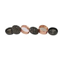 China 63mm 6 Layer Zinc Alloy Tobacco Grinder with Storage and Neodymium Magnet for sale