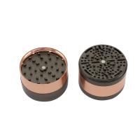 China 63mm 6 Layer Zinc Alloy Tobacco Grinder with Storage and Neodymium Magnet for sale