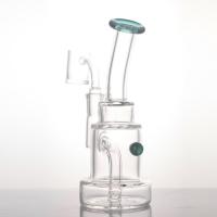 China 3 Layers Multi Hole Percolator Glass Dab Rig 6.5
