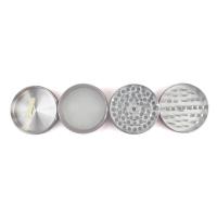 China Magnetic Top 40mm 4 Layer Metal Grinder With Multicolor Crack Surround Pattern for sale