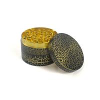 China Magnetic Top 40mm 4 Layer Metal Grinder With Multicolor Crack Surround Pattern for sale