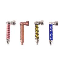 China 71cm length Portable Small Metal Hand Pipe Removable For 4 Pieces for sale