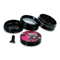 China Custom Color Aluminum Herb Grinder 50mm 4 Layer For Weed for sale