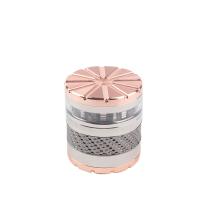 China 63*70mm Small Herb Griner Smoking Cigarette Accessories With Magnetic Top for sale