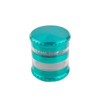 China Detachable Zinc Acrylic Herb Grinder Green Color Small Size for sale