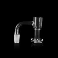China 90 Degree Seamless Clear Quartz Terp Slurper Quartz Banger for sale