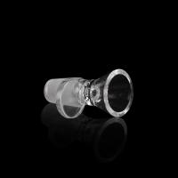 China 3mm Thick Smoking Glass Water Bong 18mm Male Bowl for Dry Herb for sale