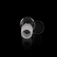 China 3mm Thick Smoking Glass Water Bong 18mm Male Bowl for Dry Herb for sale