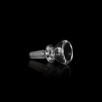 China 10mm 14mm Clear Glass Bong Bowl Male Herb Slide Borosilicate Glass for sale