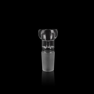 China 18.8mm Male Clear Glass Bong Bowl Piece Heat Safe OEM Custom for sale