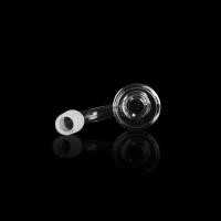 China Clear Quartz Banger Nail 14mm Male 25mm OD Flat Top for Dab Rigs OEM ODM for sale