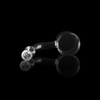 China 90 Degree Quartz Banger Nail 14mm Male Joint 25mm 30mm Bucket Fat Bottom for sale