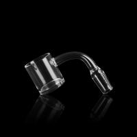 China 90 Degree Quartz Banger Nail 14mm Male Joint 25mm 30mm Bucket Fat Bottom for sale