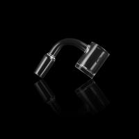 China 90 Degree Quartz Banger Nail 14mm Male Joint 25mm 30mm Bucket Fat Bottom for sale