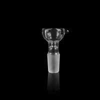 China 14mm Male Glass Bong Bowl Clear with Glass Bead Handle OEM Accepted for sale