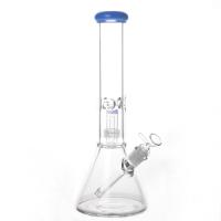China 14 Inch Matrix Percolator Borosilicate Glass Water Pipe With 3 Ice Catcher for sale
