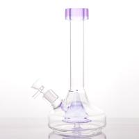 China 10 Inch UFO Shape 5mm Glass Beaker  Wide Base With Showerhead Perc for sale