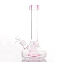 China 10 Inch UFO Shape 5mm Glass Beaker  Wide Base With Showerhead Perc for sale