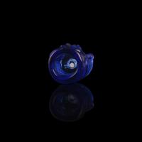 China 14mm Space Man Glass Herb Slide Bowl Borosilicate Glass Bong Bowl Various Colors OEM ODM for sale