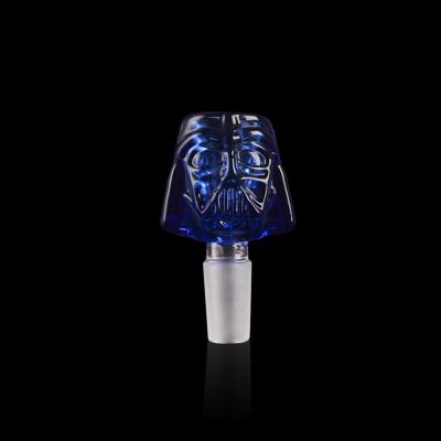 China 14mm Space Man Glass Herb Slide Bowl Borosilicate Glass Bong Bowl Various Colors OEM ODM for sale