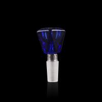 China 14mm Glass Bong Bowl Polygonal Cup Mouth Slide Male Joint Borosilicate Glass for sale