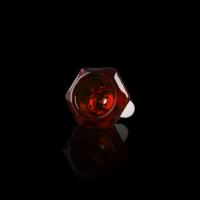 China 14mm Glass Bong Bowl Polygonal Cup Mouth Slide Male Joint Borosilicate Glass for sale