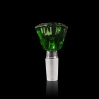 China 14mm Glass Bong Bowl Polygonal Cup Mouth Slide Male Joint Borosilicate Glass for sale