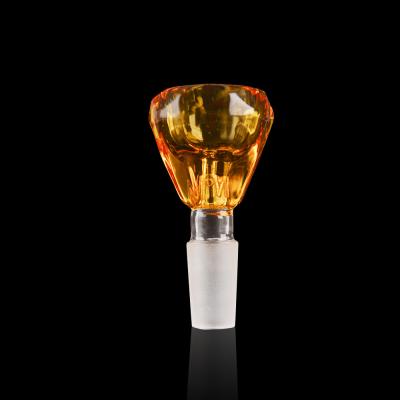 China 14.5mm 18.8mm Male Joint Glass Bong Bowl Funnel Borosilicate Glass Heat Resistant for sale
