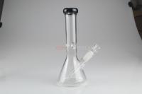 China 10 Inch Glass Beaker Bong 14mm Female Joint Standard Ice Catcher Set Tobacco Water Pipe for sale