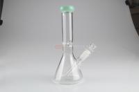 China 10 Inch Glass Beaker Bong 14mm Female Joint Standard Ice Catcher Set Tobacco Water Pipe for sale