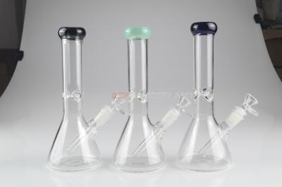 China 10 Inch Glass Beaker Bong 14mm Female Joint Standard Ice Catcher Set Tobacco Water Pipe for sale