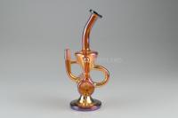China Funnel Shaped Anti Water Absorption Glass Dab Rig High Borosilicate for sale