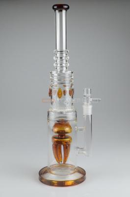 China 19 Inches glass Percolator Bong for sale