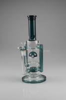 China Double Filter Glass Tobacco Pipe Honeycomb Disc Pokemon Ball for sale