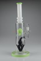 China HBG 15.75 Inch Transparent Glass Water Pipe with 14mm Female Joint for Herb Smoking for sale
