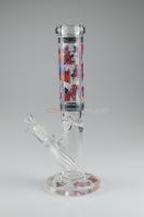 China Spider Man High Borosilicate Glass Water Pipe 14mm Female Joint 13.78 Inch Bong for sale