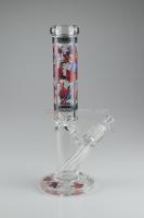 China Spider Man High Borosilicate Glass Water Pipe 14mm Female Joint 13.78 Inch Bong for sale