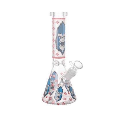 China 10 Inches Glass Beaker Bong for sale