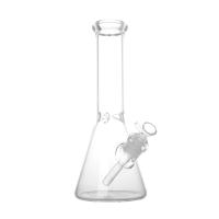 China 7mm Thick 12 Inch Clear Glass Beaker Bong with 18mm Female Joint and Ice Catcher for sale