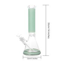 China 14 Inches Glass Beaker Bongs for sale