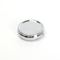 China 45mm Aluminum Alloy Pocket Cigar Ashtray Set with Crystal Lid Keychain for sale