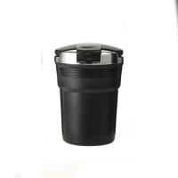 China Customizable ABS Plastic Car Ashtray black color With Light for sale