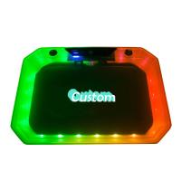 China Customized LED Rolling Tray 27.8x20.8cm Plastic Smoking Tray with USB-C Rechargeable for sale
