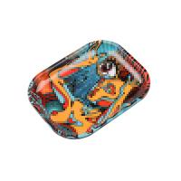 China Multifunctional Metal Rolling Tray 18*14CM For Smoking for sale