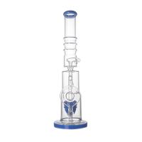 China Three Branch Borosilicate Oil Burner Pipe Straight Nozzle for sale
