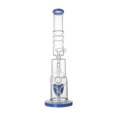 China Three Branch Borosilicate Oil Burner Pipe Straight Nozzle for sale