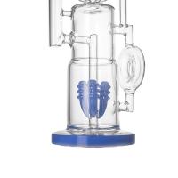 China Three Branch Borosilicate Oil Burner Pipe Straight Nozzle for sale