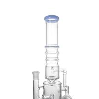 China Three Branch Borosilicate Oil Burner Pipe Straight Nozzle for sale