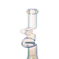 China Straight Type Rainbow Glass Bong for sale