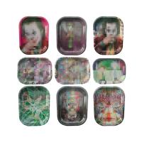 China No Slippery Stainless Metal Rolling Tray Big Metal Magnetic for sale